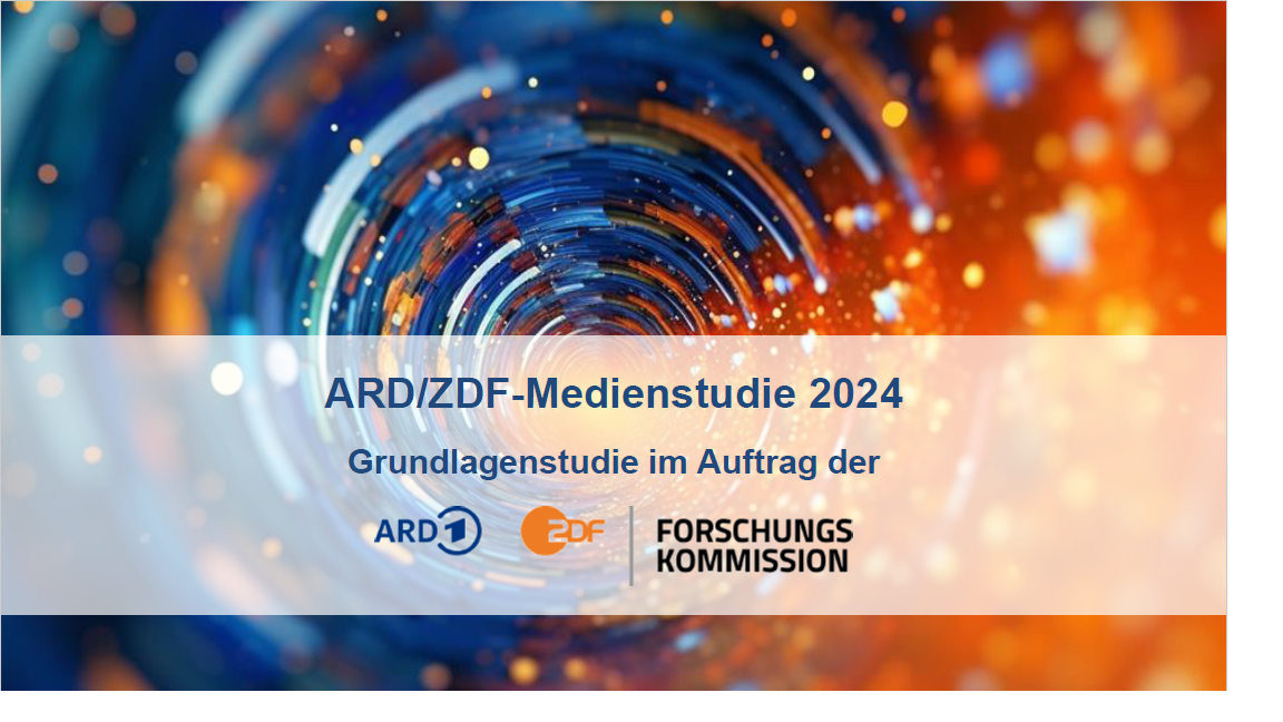 Mediennutzung 2024 - Die Ergebnisse der ARD/ZDF-Medienstudie 2024